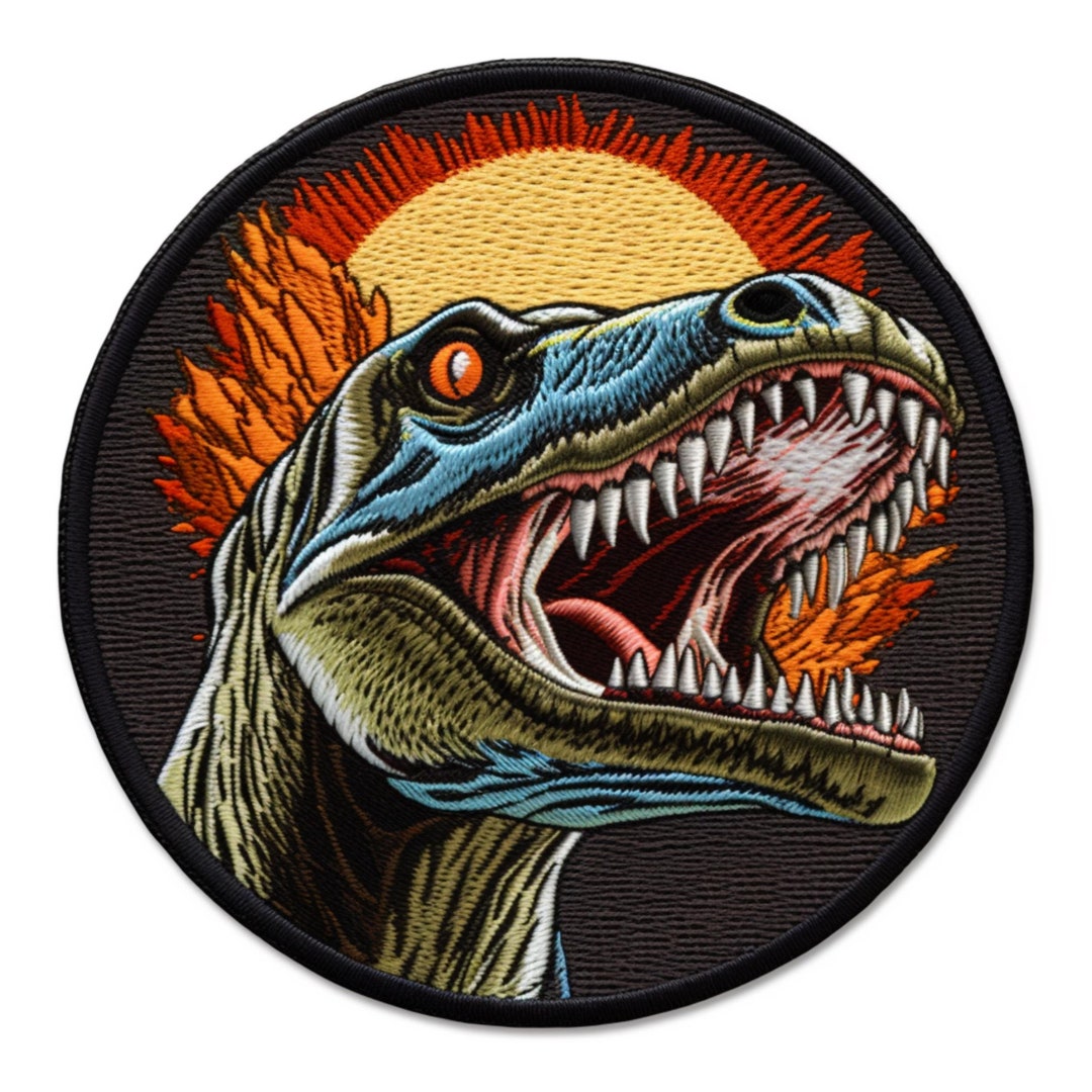 Kaiju Monster Patch Iron-on/sew-on Applique for Vest Jacket Clothing ...