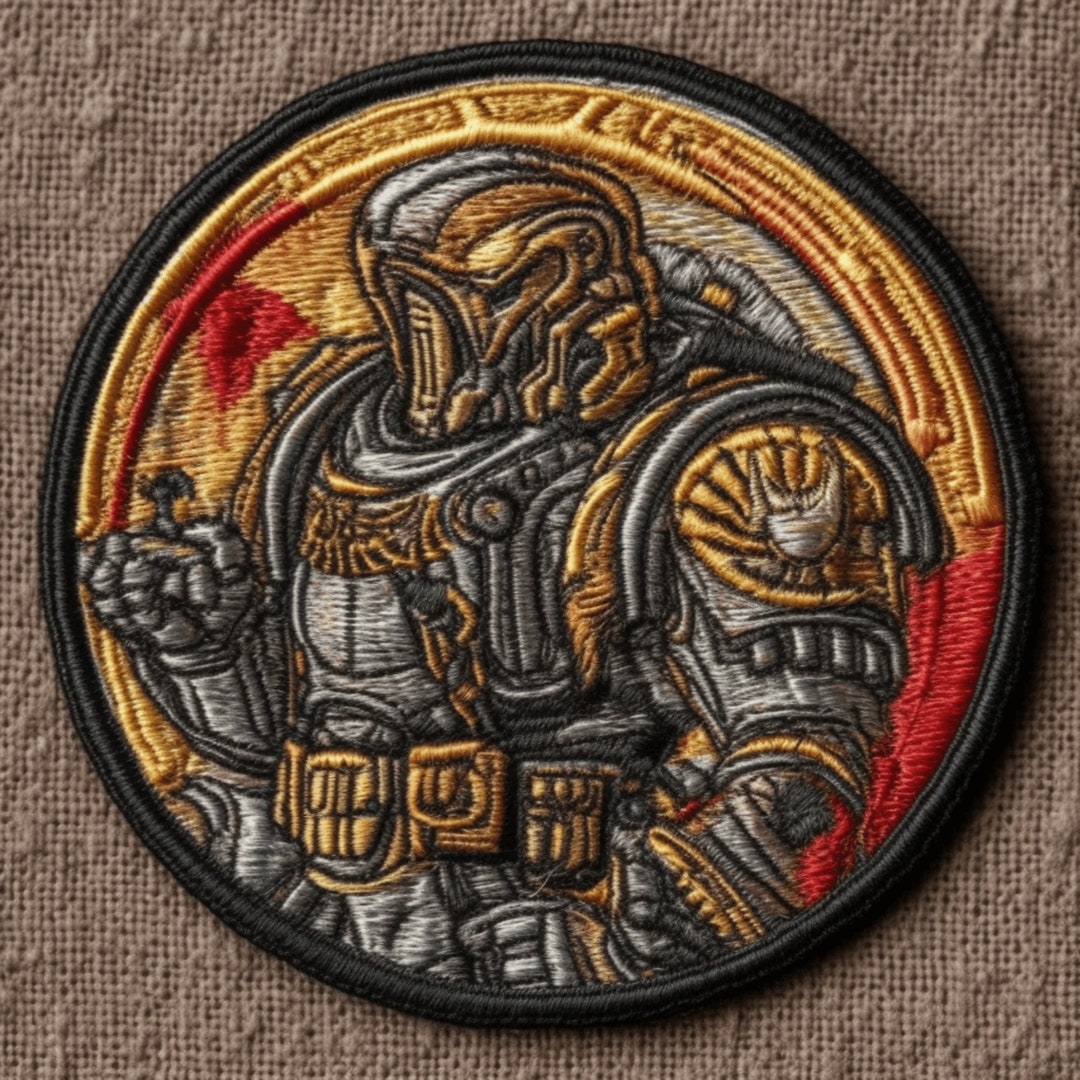 Space Marine Patch Iron-on/sew-on Applique for Vest Jacket Bag Clothing ...