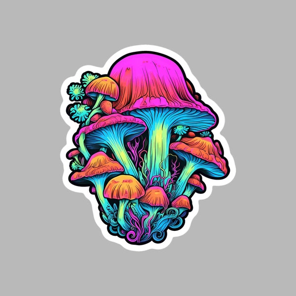 Retro Mushroom Car Decals - Etsy