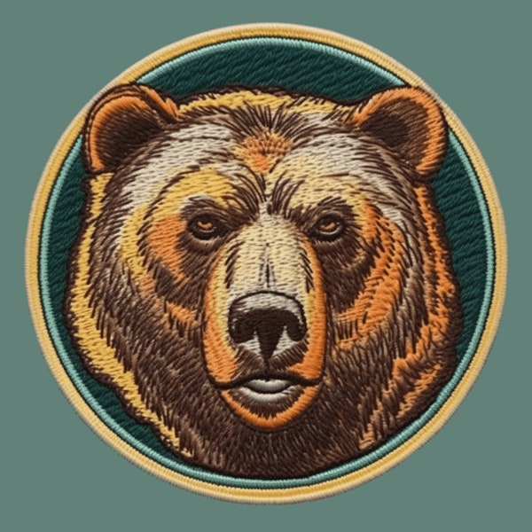 Bear Patch - Etsy
