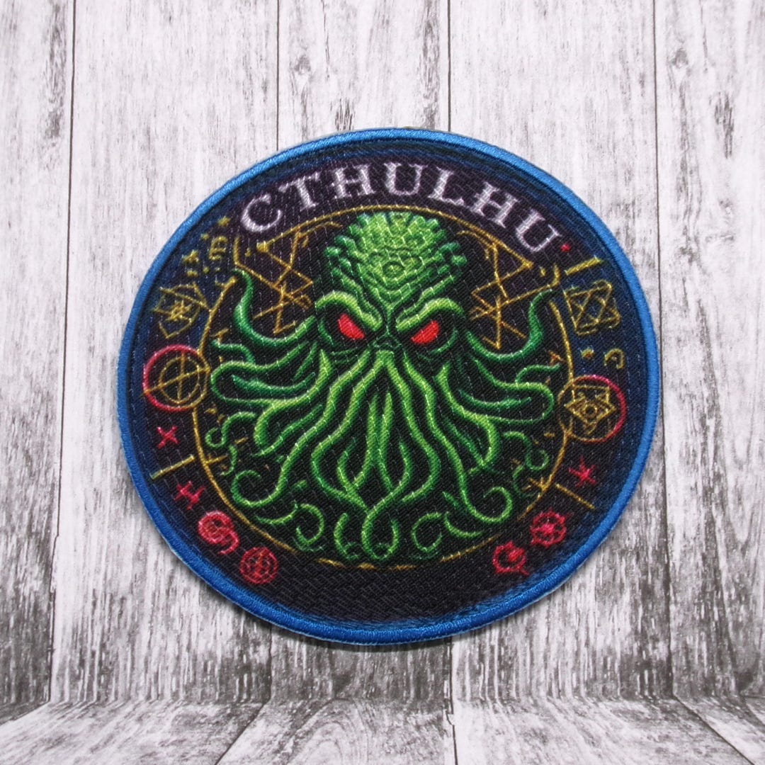Iron-on Cthulhu Patch/sew-on Applique for Jackets, Clothing, Backpack ...