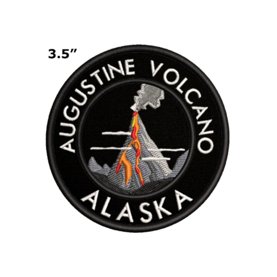 Augustine Volcano Alaska Patch brodé thermocollant / Coudre Nature ...