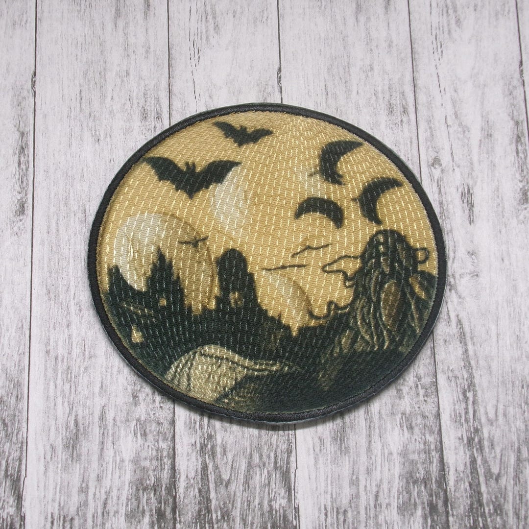 Halloween Bats Patch Iron-on/sew-on Applique for Vest Jacket Bag ...