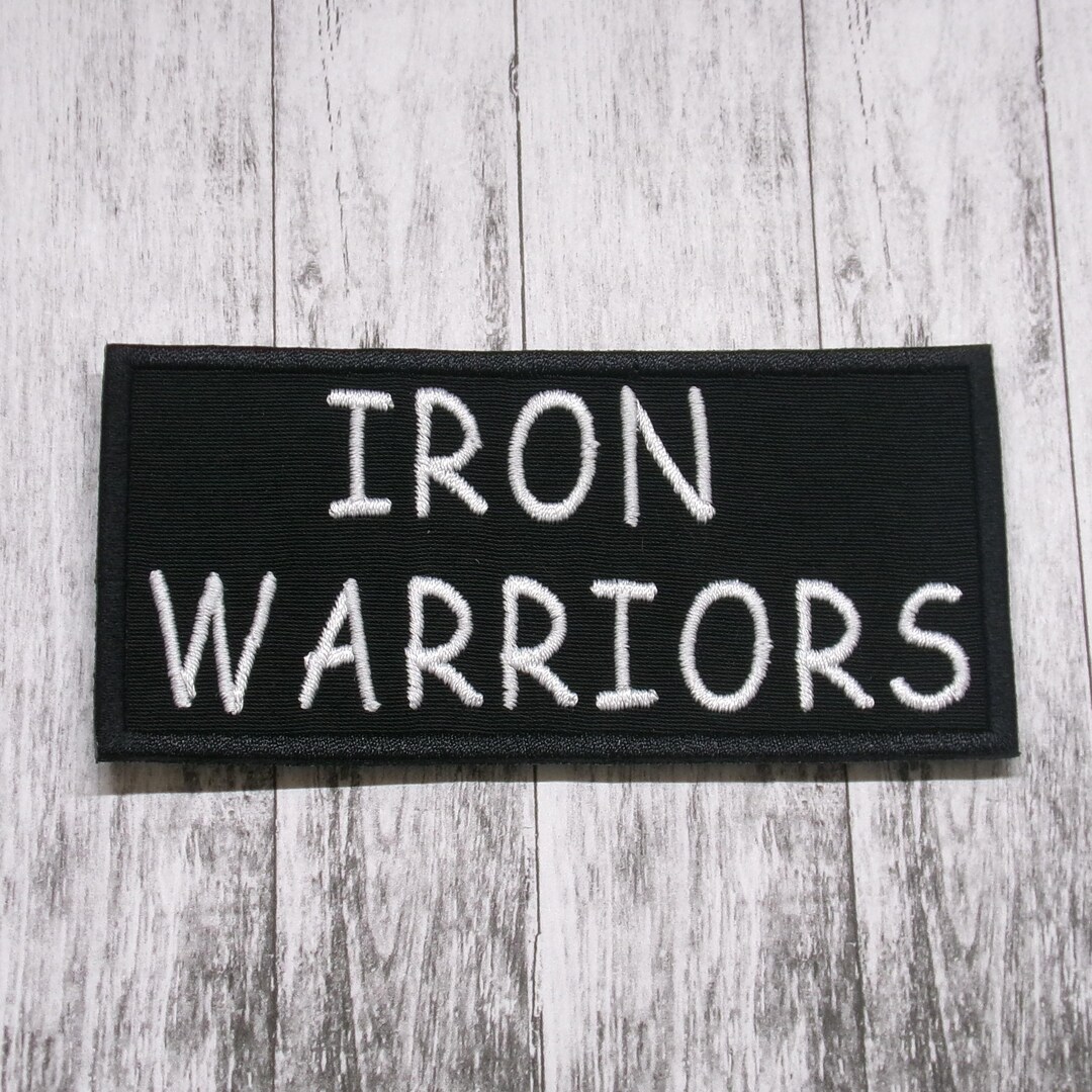 Iron Warriors Patch/iron-on Patch/sci-fi RPG Tabletop Game/grim ...