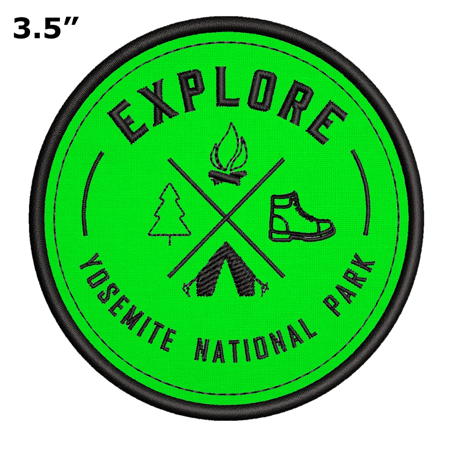 Yosemite National Park Embroidered Patch Iron On/sew on Custom - Etsy