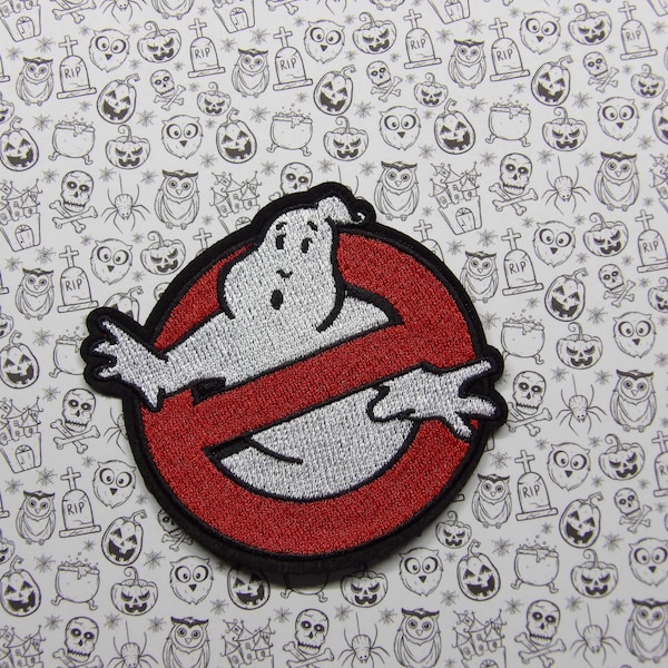 Embroidered Ghost Patches - Etsy