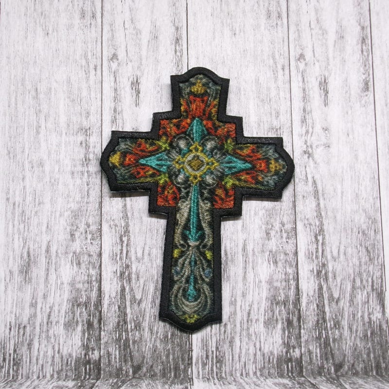 Large Cross Patch - Etsy