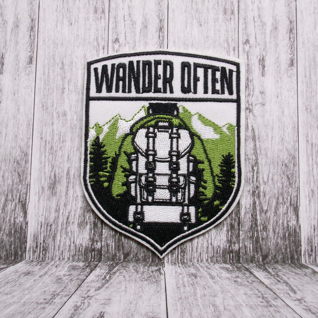 Wander Often Patch Embroidered Iron-on/sew-on DIY Applique for Vest ...
