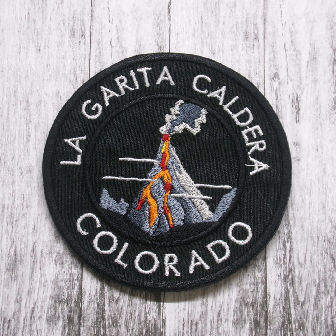La Garita Caldera Colorado Volcano Embroidered Patch Iron on Nature ...