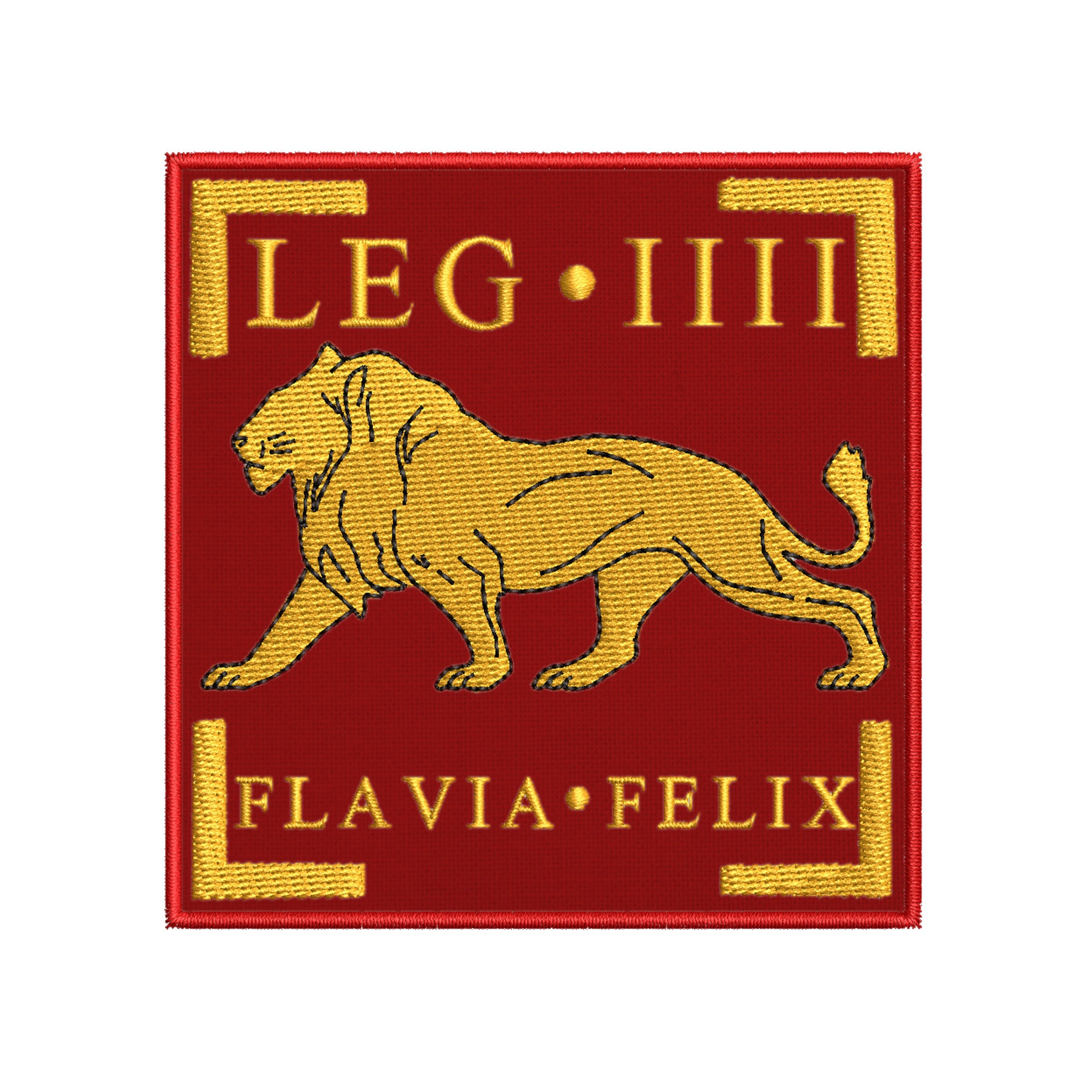 Legio IV Flavia Felix Lion Crest Embroidered Patch | Etsy