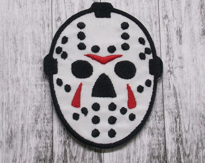 Jason Voorhees Inspired Patch | Horror Movie Patch | Jason Mask - Etsy