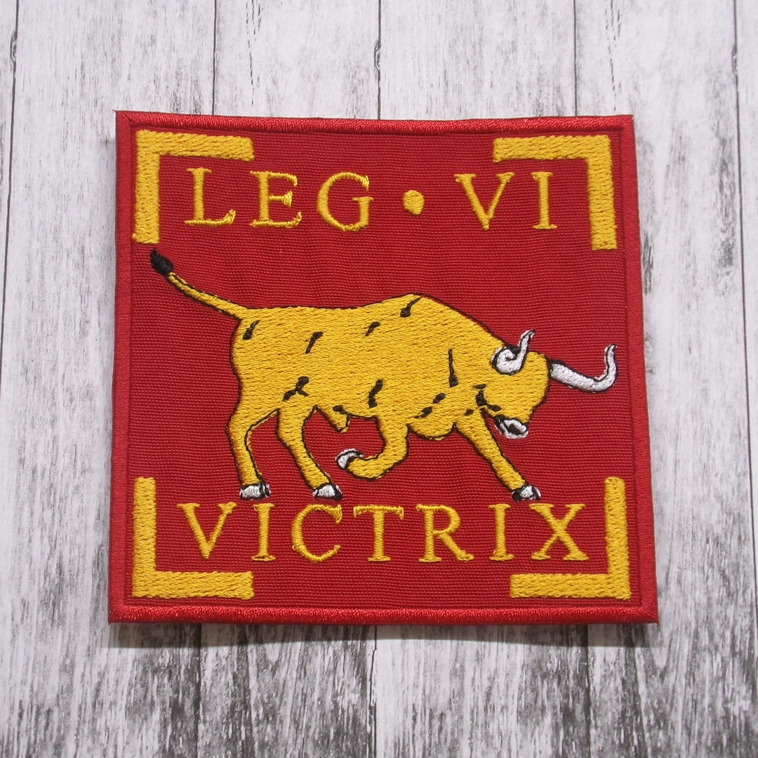 Legio VI Victrix Embroidered Patch Iron-on Bull Crest Logo Badge Emblem ...