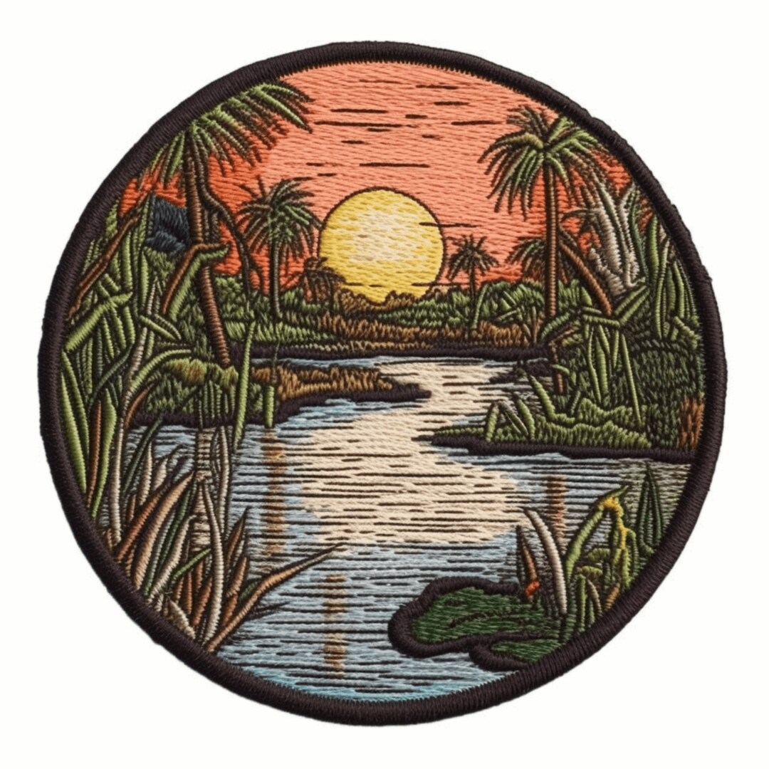 Swamp Patch Iron-on/sew-on Applique for Vest Jacket Bag Clothing ...