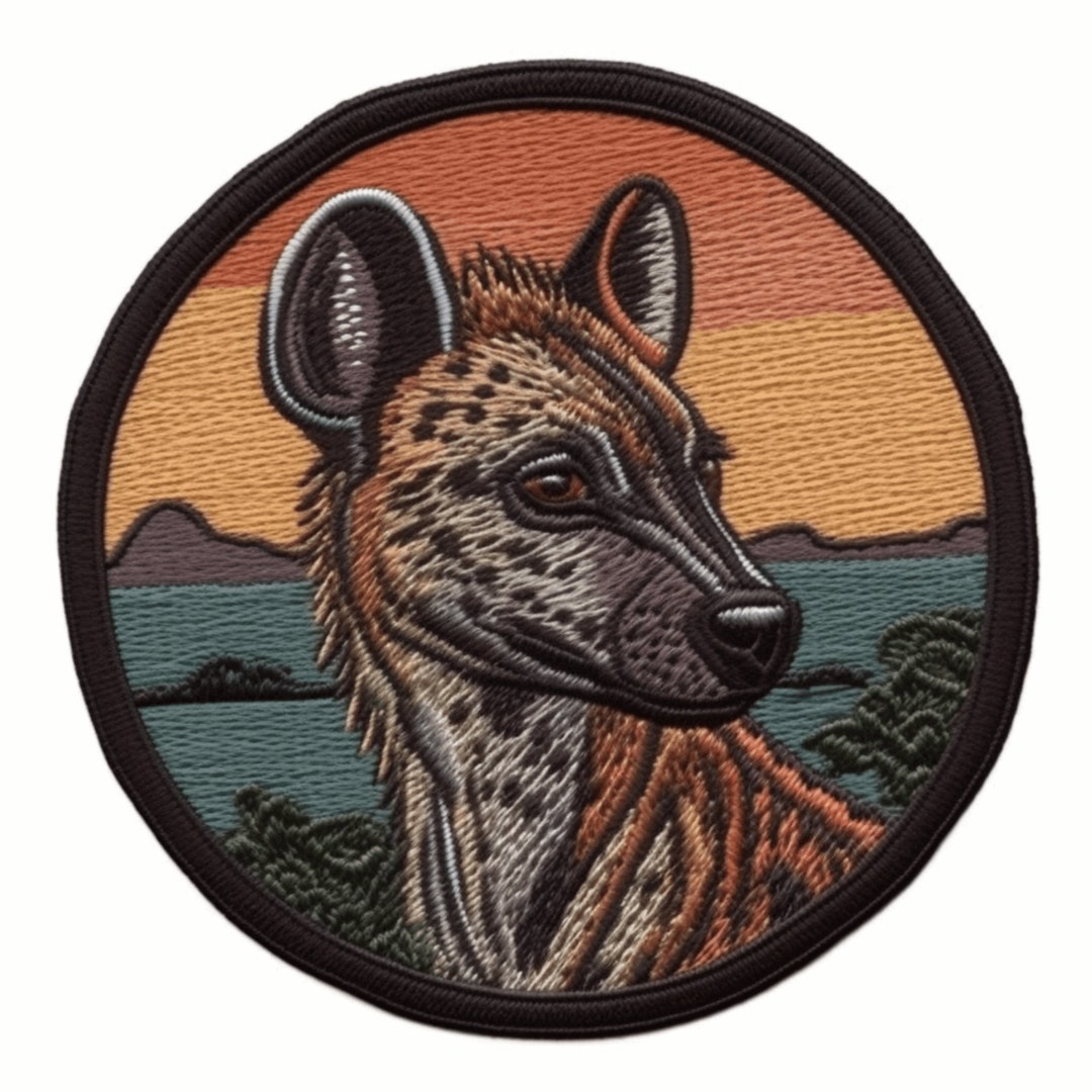Spotted Hyena Patch Embroidered Iron-on/sew-on Applique for - Etsy