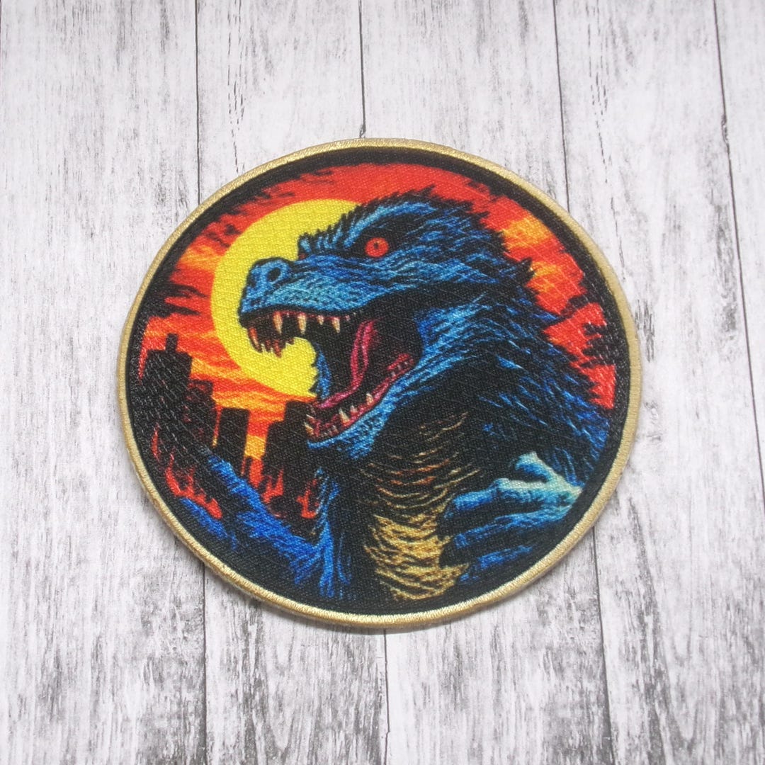 Iron-on Kaiju Patch/sew-on Applique for Jackets & Clothing/backpacks ...