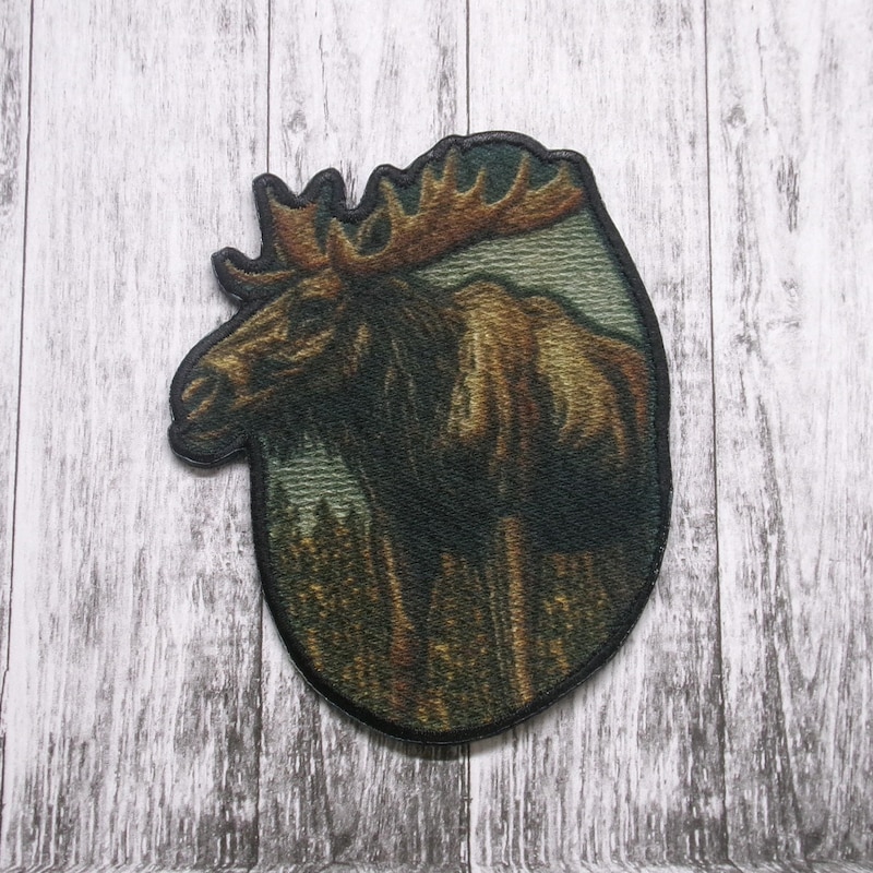 Moose Applique - Etsy