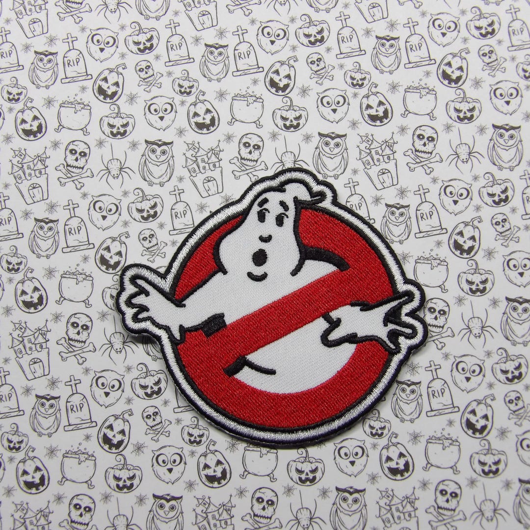 Ghostbusters Patch Embroidered Iron-on Applique for Jacket, Clothing ...