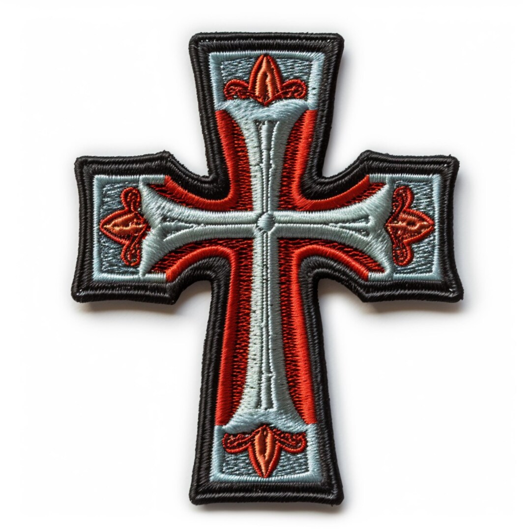 Knight Templar Patch Iron-on/sew-on Applique for Vest Jacket Bag ...