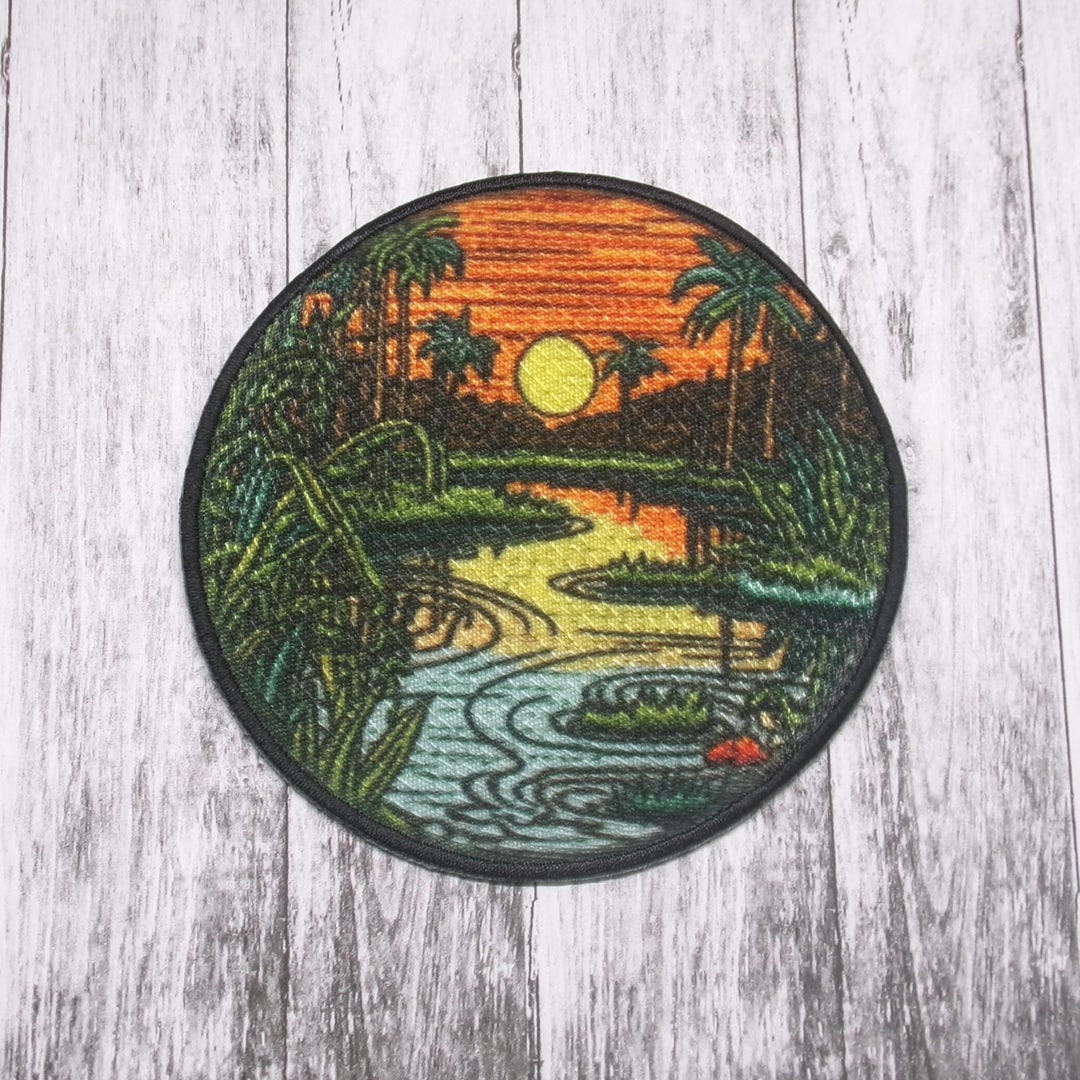 Swamp Patch Iron-on/sew-on Applique for Vest Jacket Bag Clothing ...