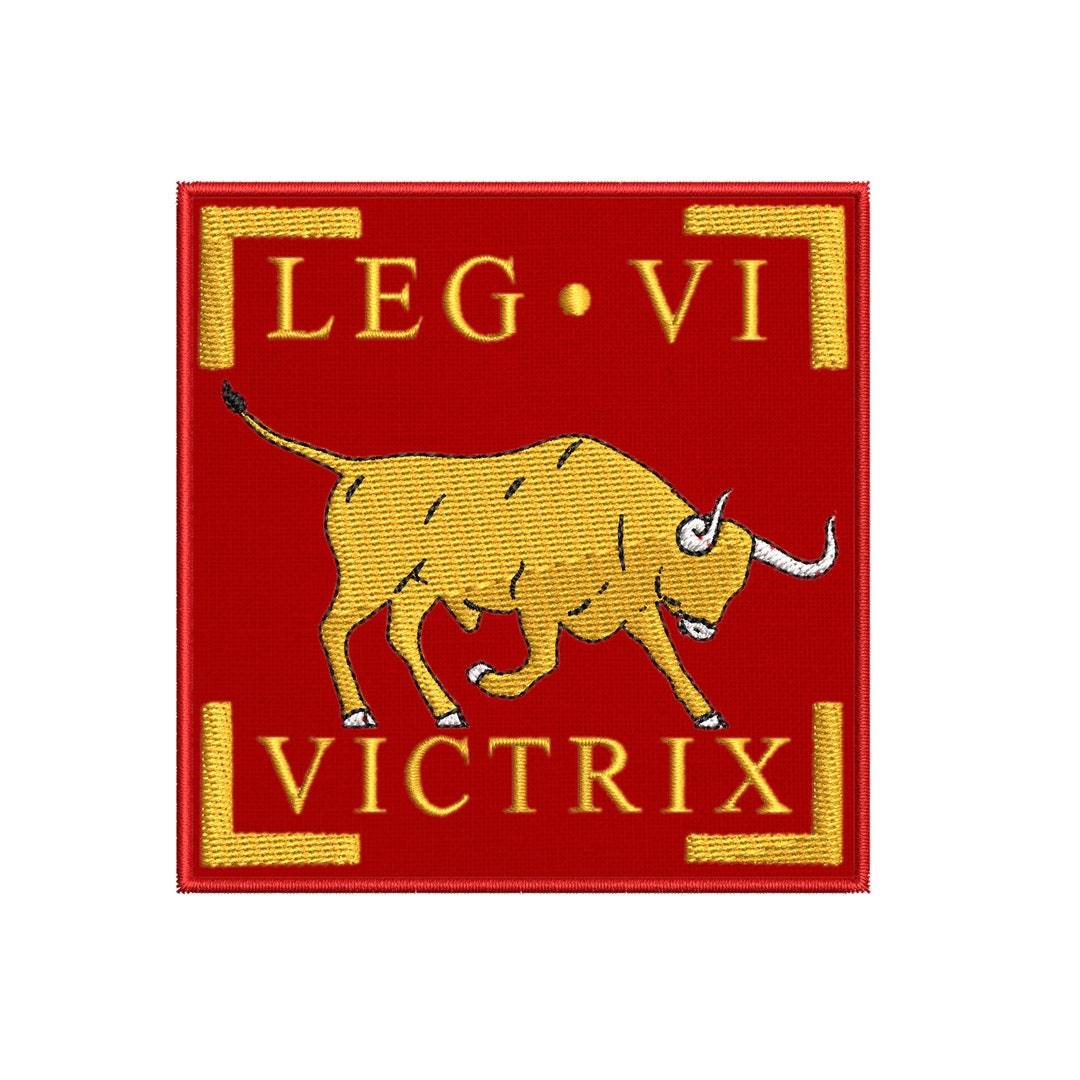 Legio VI Victrix Embroidered Patch Iron-on Bull Crest Logo Badge Emblem ...