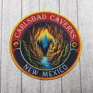 Carlsbad Caverns Park Patch/iron-on Applique for Backpack & Clothing ...
