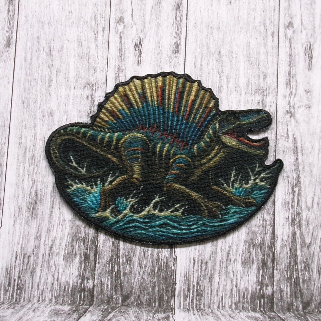 Spinosaurus Patch/iron-on Patch/kids Gift/prehistoric Dinosaur/fossil ...