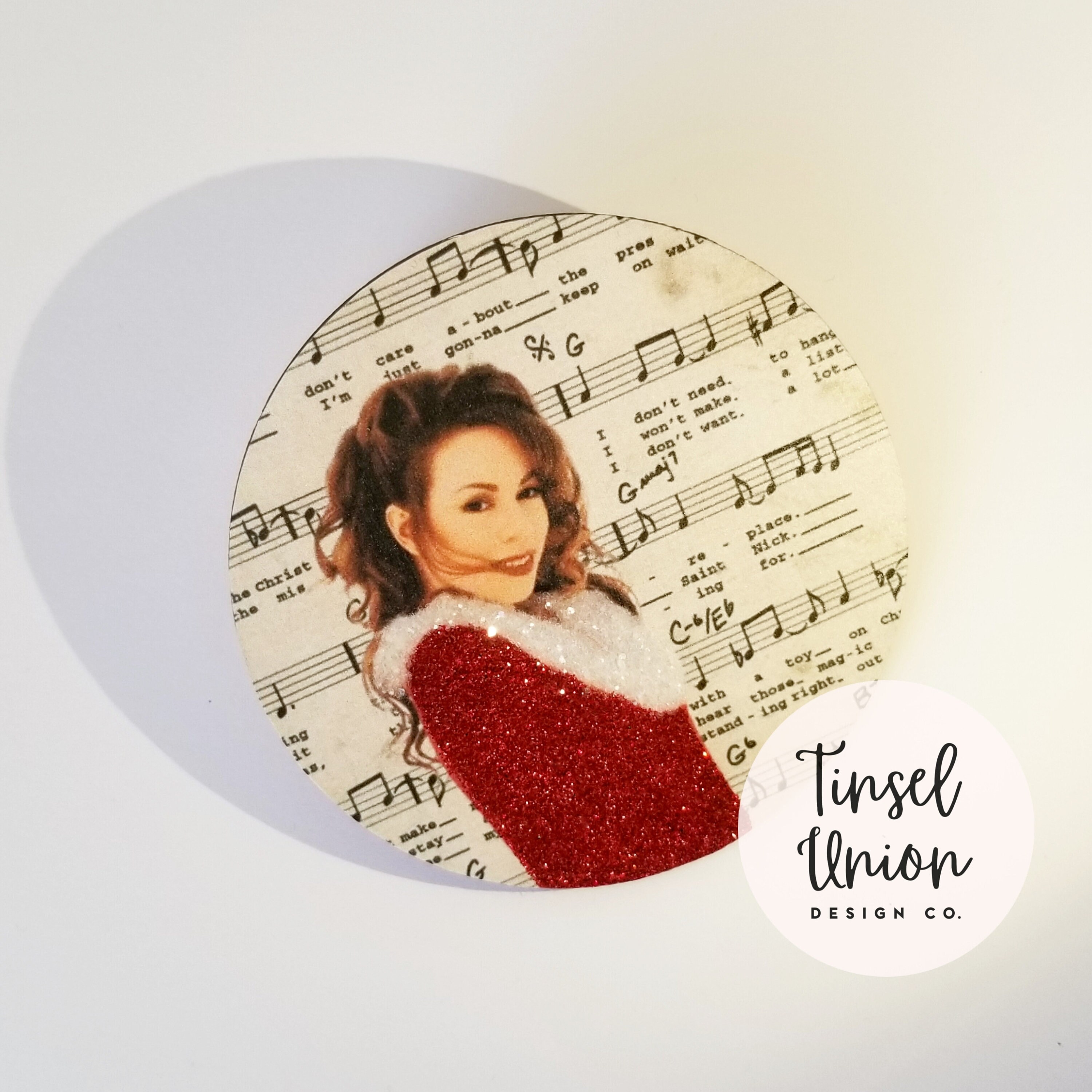 Mariah Carey, All I Want For Christmas Is You, Sheet Music Ornament ...