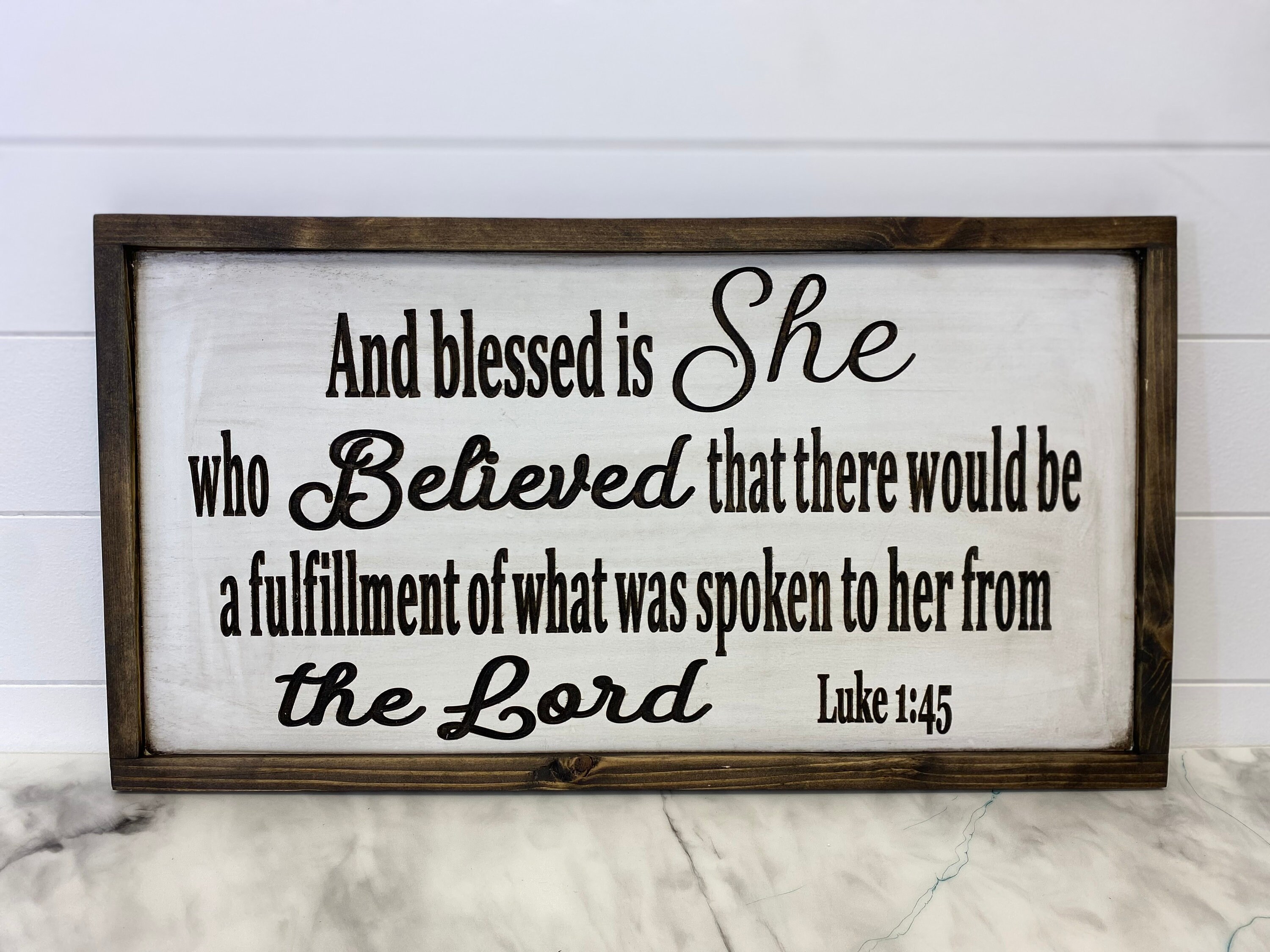 Hand Made Custom Scripture Sign - Etsy