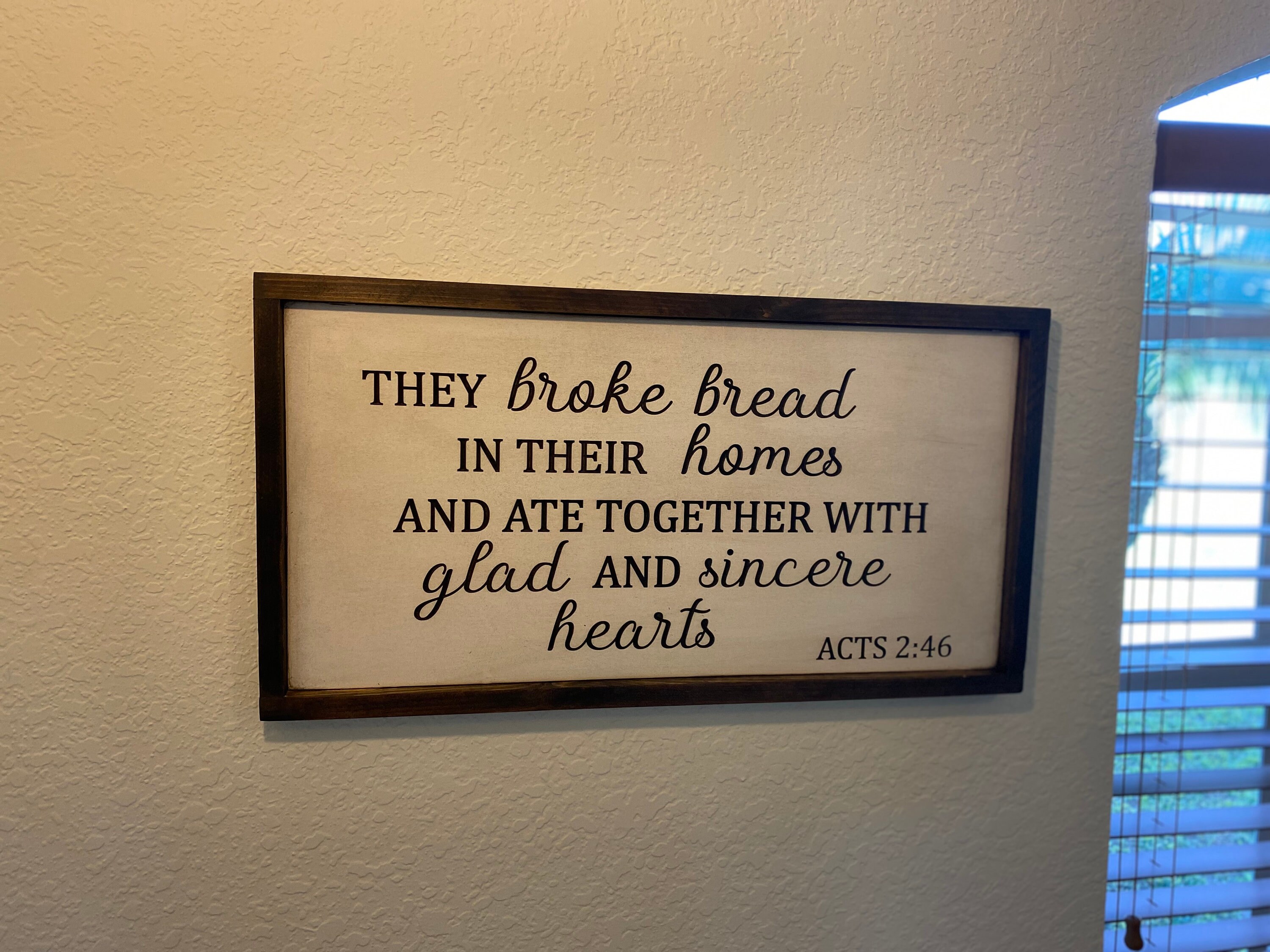 Hand Made Custom Scripture Sign - Etsy