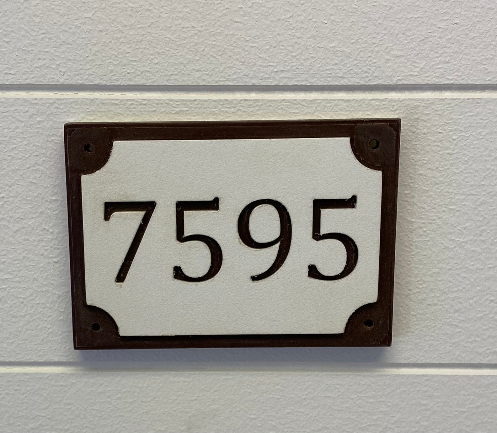 Outdoor Custom Colored Address Sign - Etsy