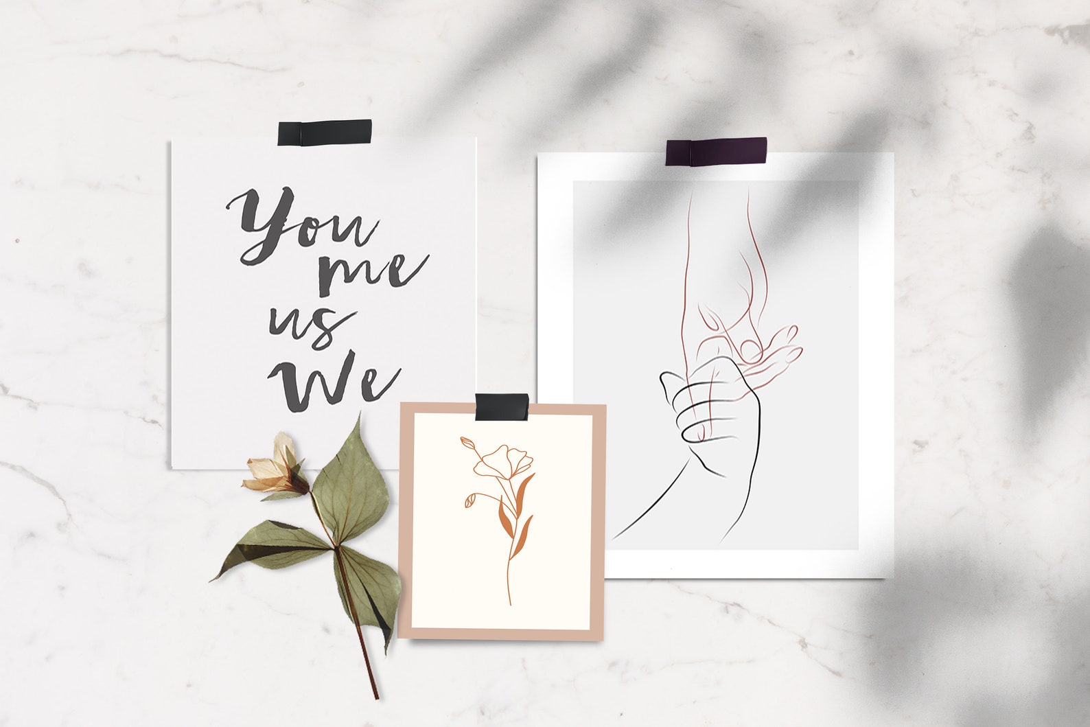 Minimal Line Art Print Set of 2 Printsquote Print Family - Etsy