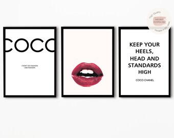 Coco Chanel Quote | Etsy