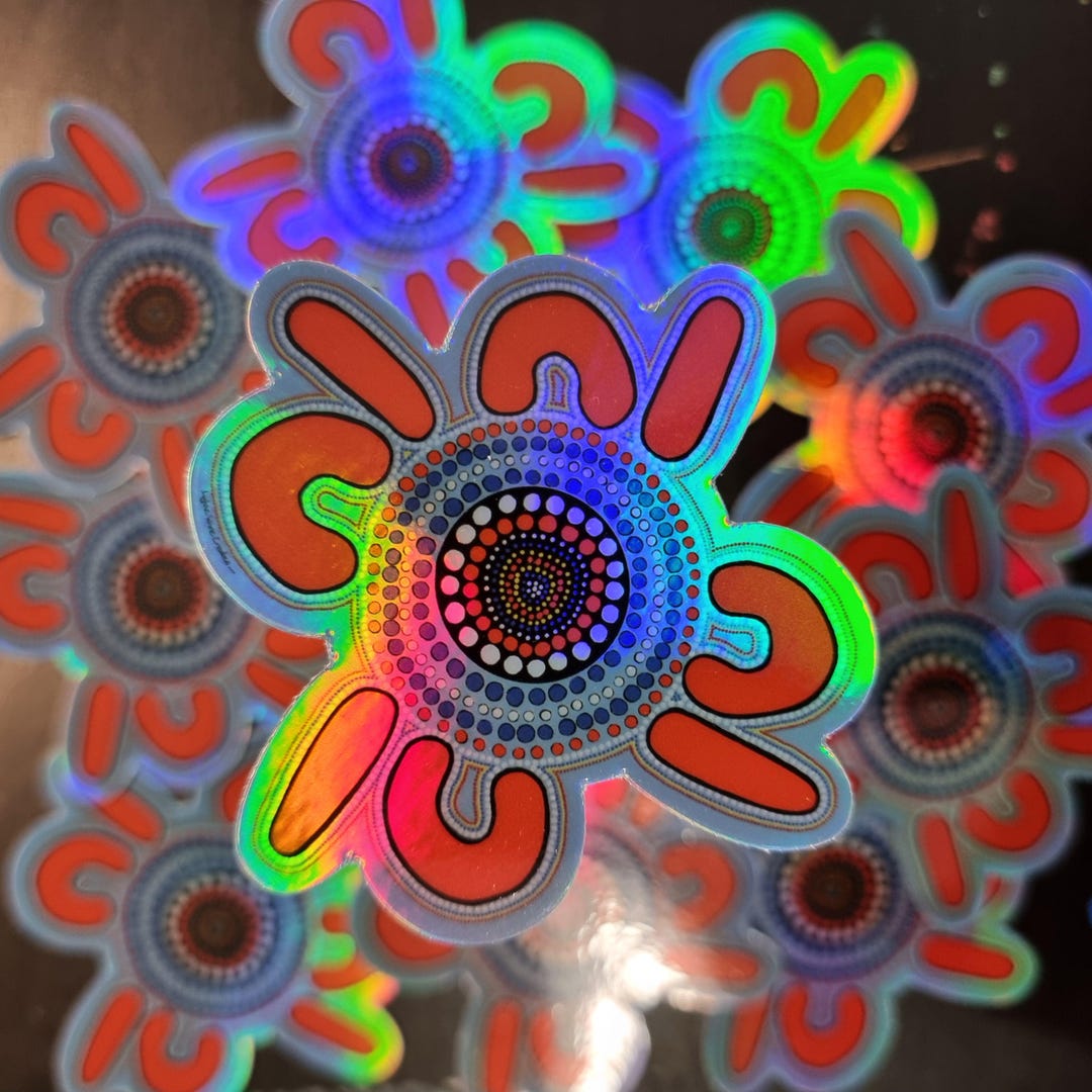 Gathering - Holographic Sticker, NAIDOC Week 2025 the Next Generation ...