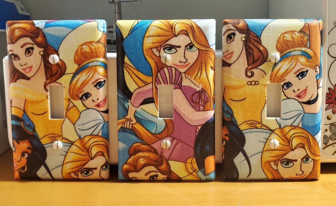 Handcrafted Disney Princess Light Switch & Outlet Covers - Etsy