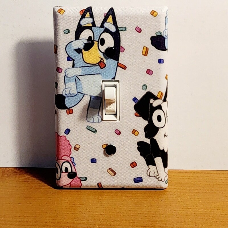 Bluey Light Switch Cover - Etsy