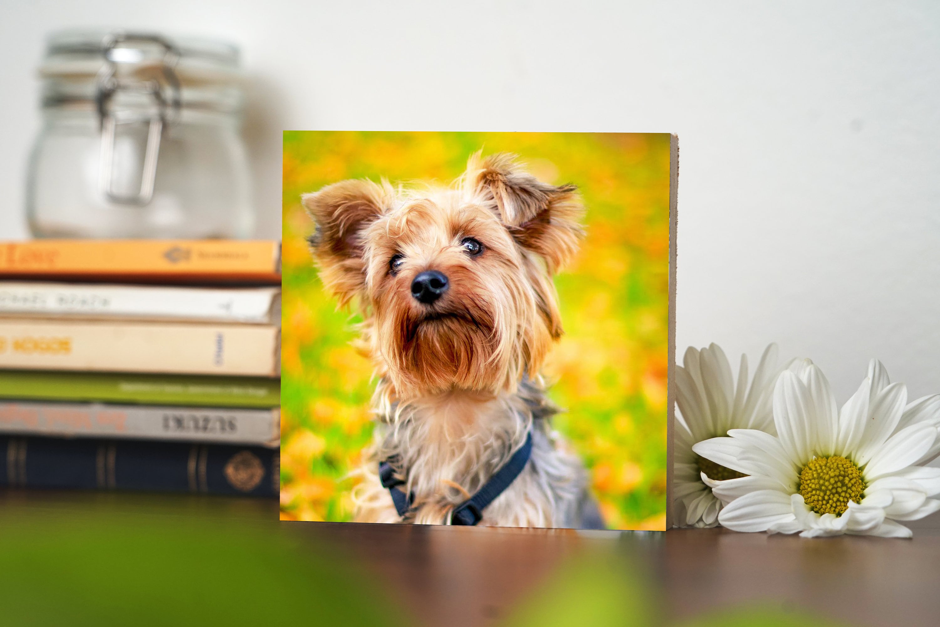 PRINTED Dog Photo Block - Pet Portrait Print, Pet Dad Gift, Dog Lover ...