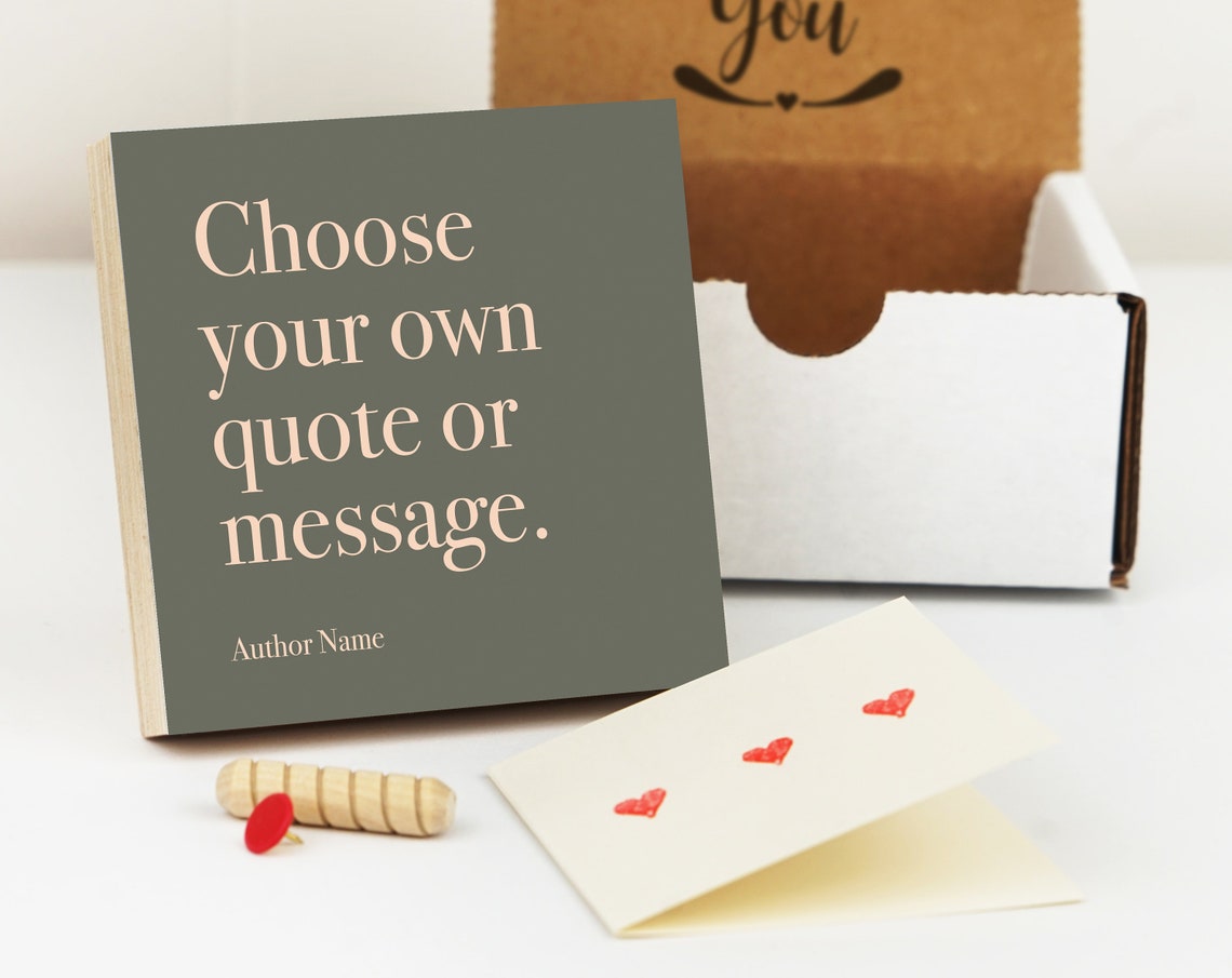 Custom Quote Print 4 or 6 Photo Block Custom - Etsy