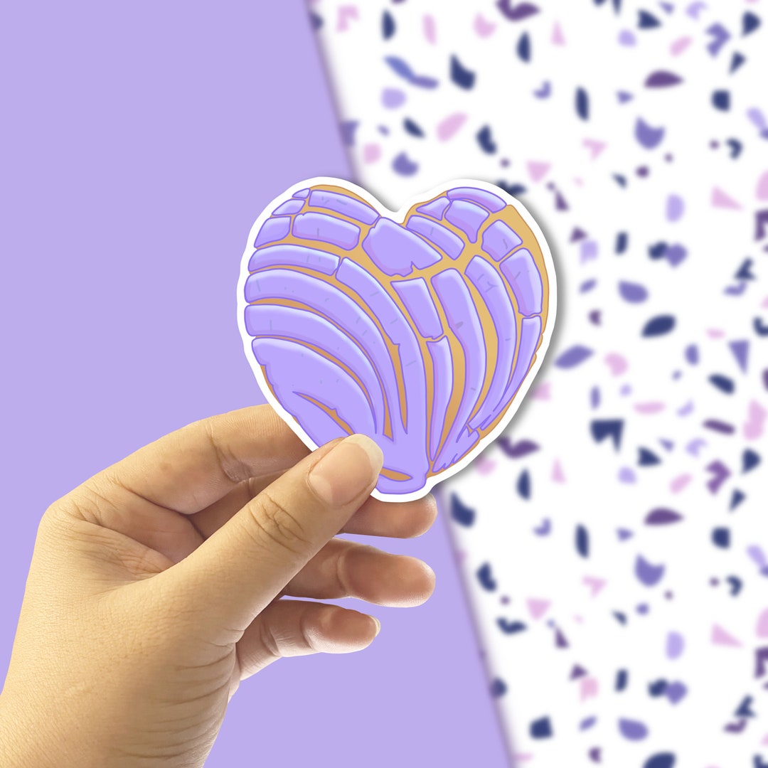 Concha Water Resistant Sticker Vinyl Sticker Laptop Sticker - Etsy