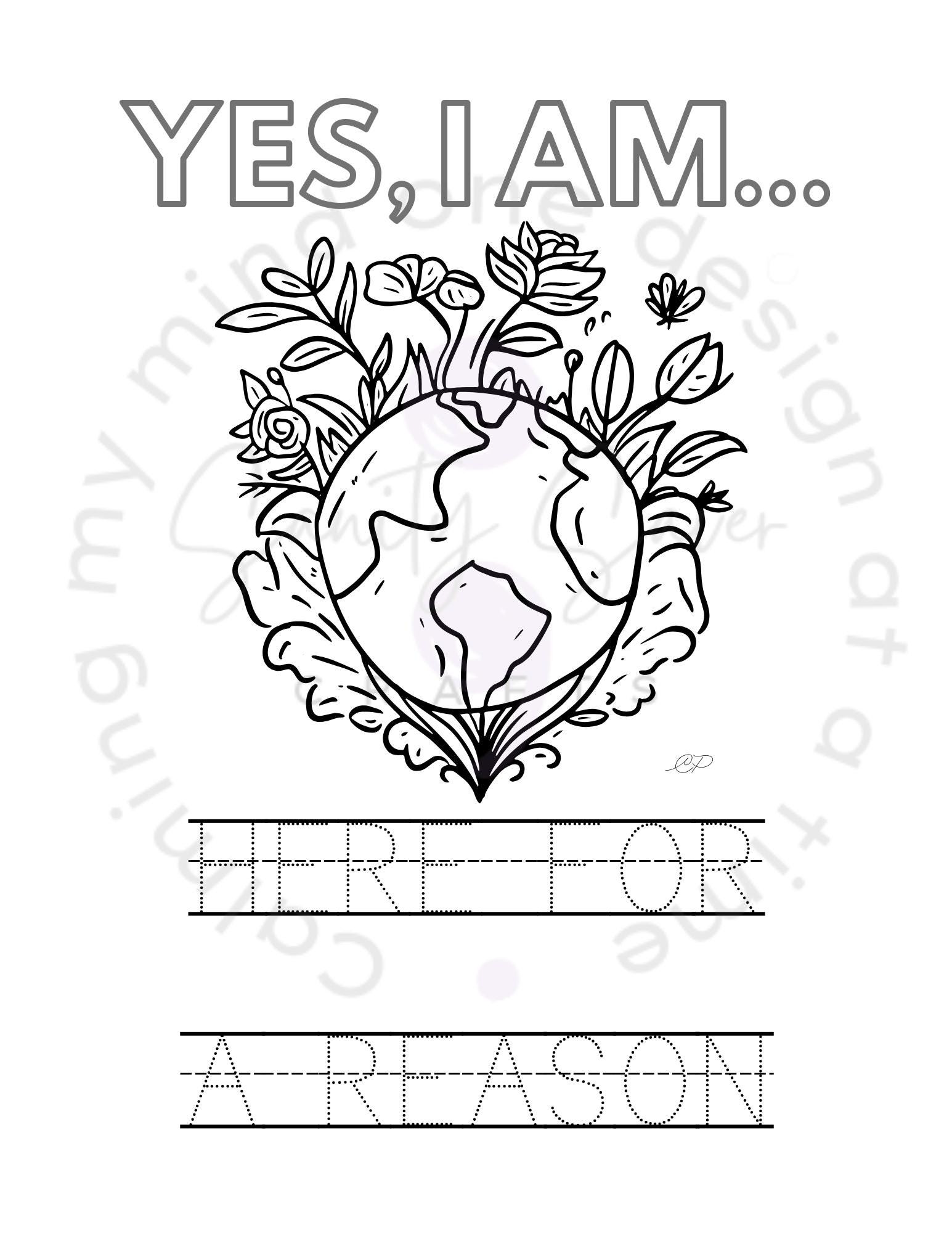 Alphabetical PDF Coloring Pages, Self-care, Self-acceptance, Self-love ...