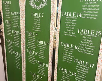 Seating Chart Vinyl Name Stickers - Etsy