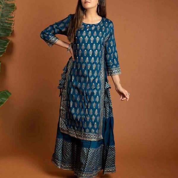 Indian Two Piece Dress - Etsy