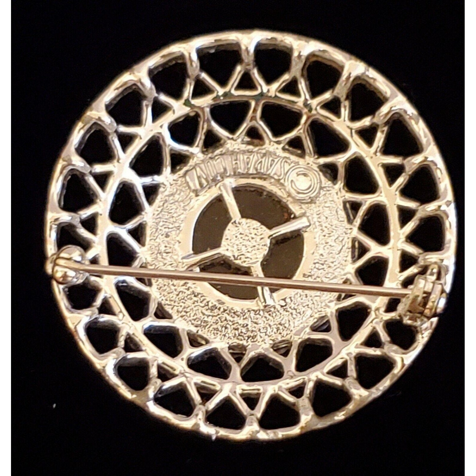 Vintage 1970s Signed Sarah Coventry 'jet Set' Faux Jet Brooch - Etsy