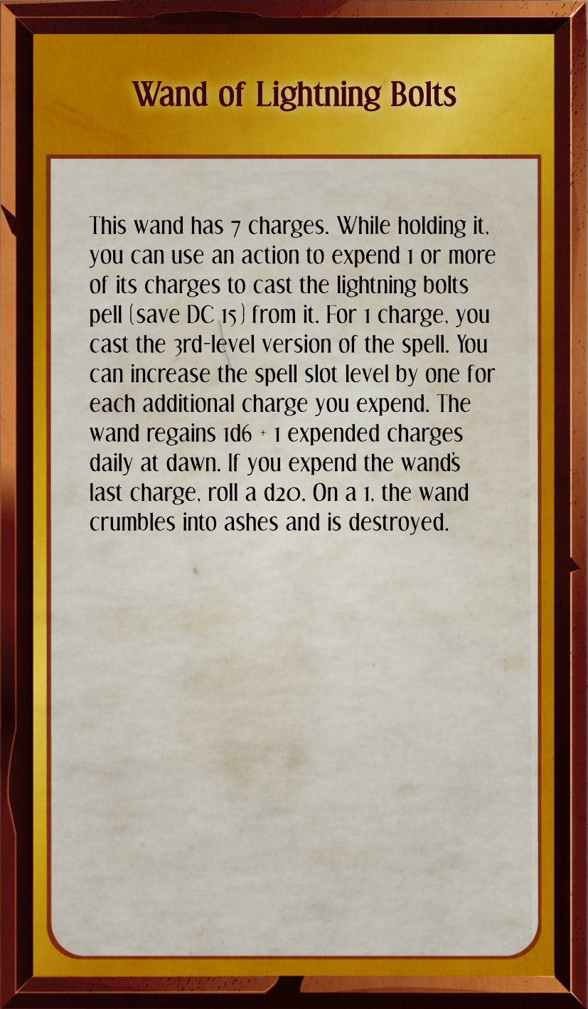 Wand of Lighting Bolts Props and Beyond Dnd Magic Item Prop Dungeons ...