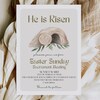 Editable Easter Potluck Invitation, Easter Sunday Church Flyer, Easter ...