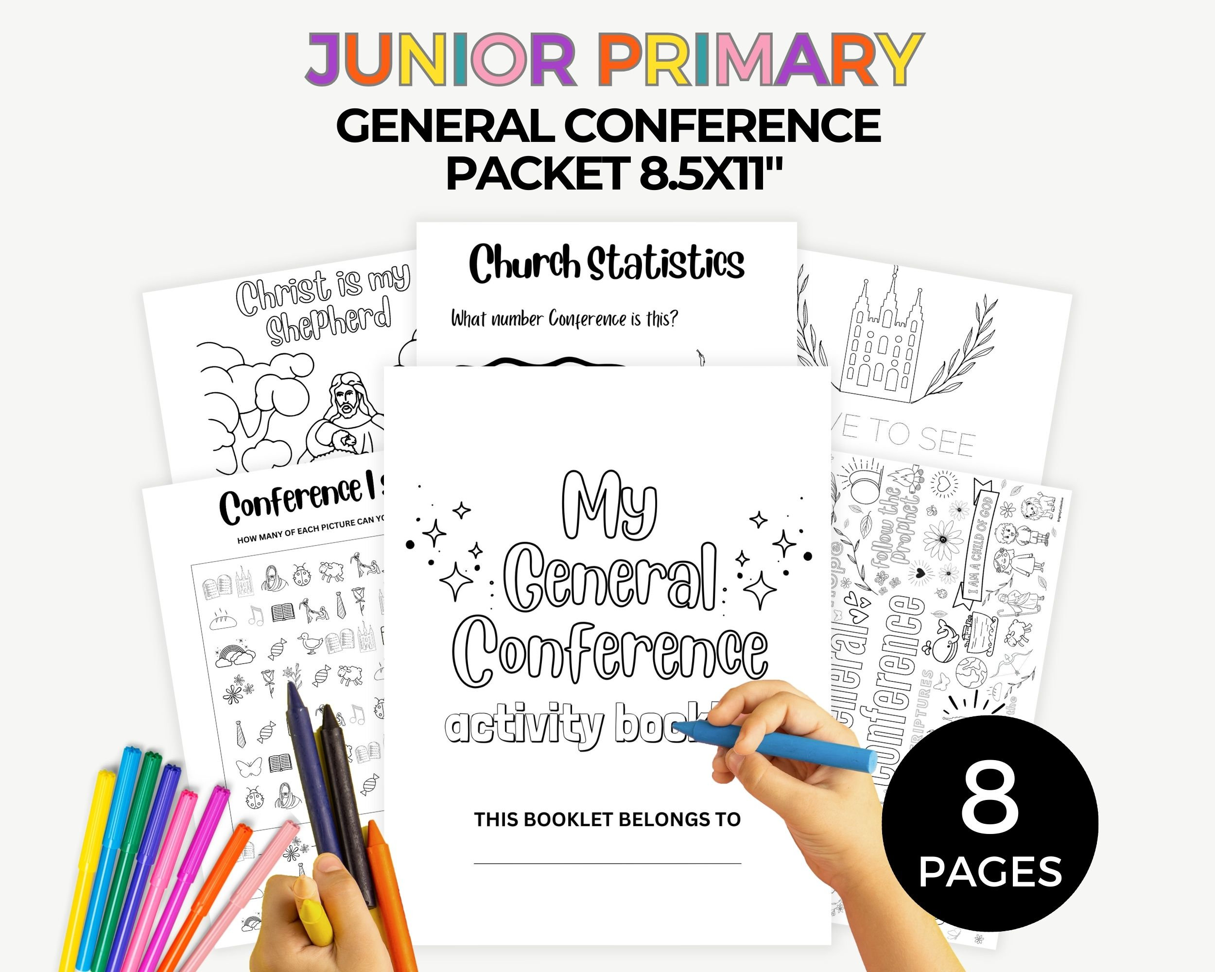 General Conference Packet, Junior Primary General Conference Booklet ...