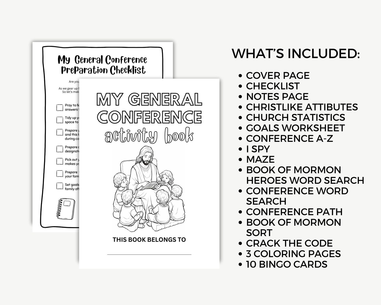 General Conference Packet for Kids 2025, Senior Primary General ...