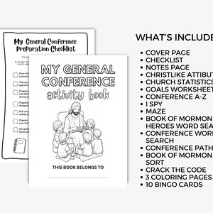 General Conference Packet for Kids 2025, Senior Primary General ...