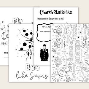 General Conference Packet, Junior Primary General Conference Booklet ...