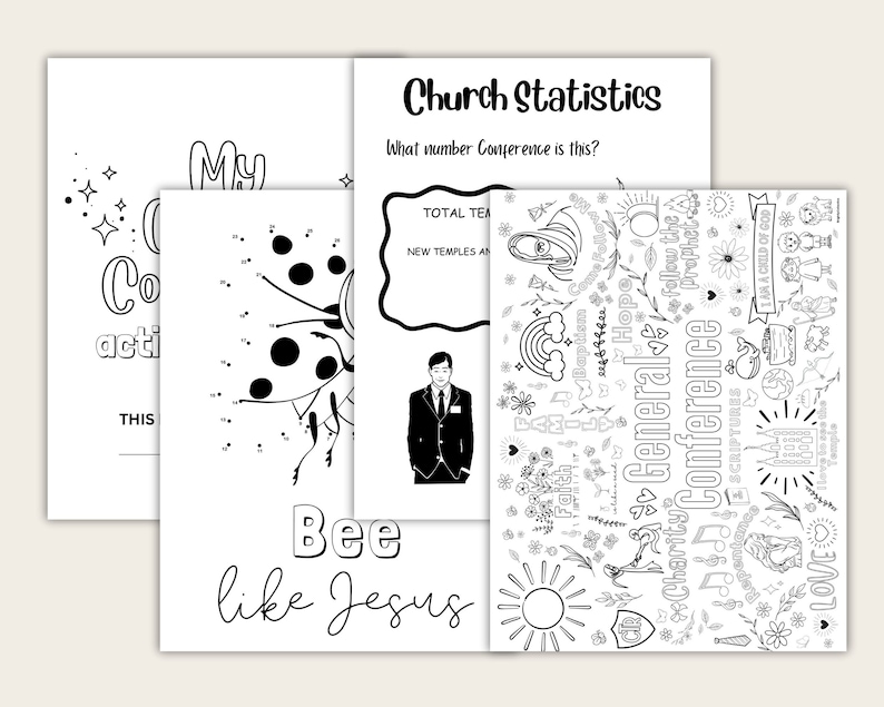 General Conference Packet, Junior Primary General Conference Booklet ...