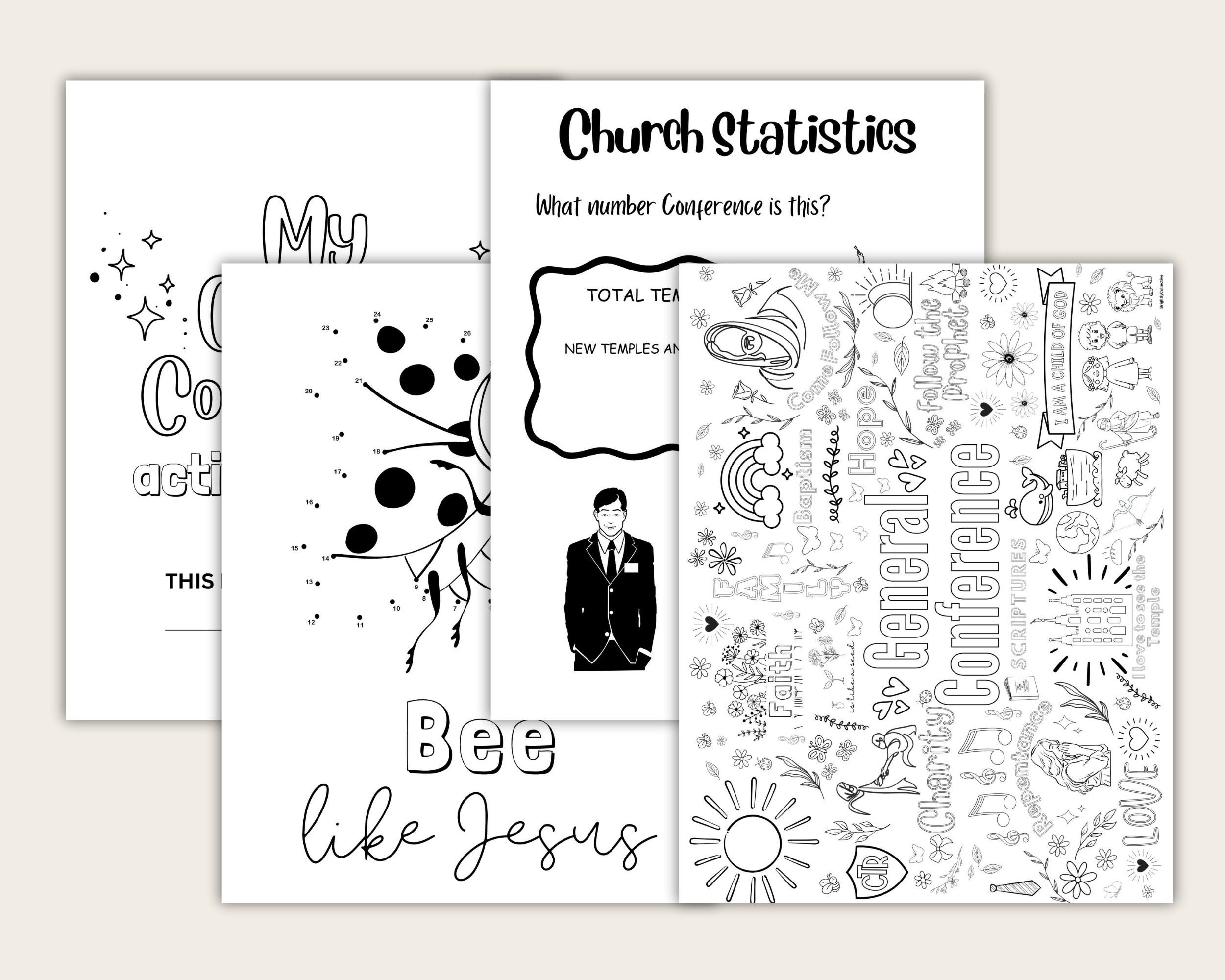 General Conference Packet, Junior Primary General Conference Booklet ...